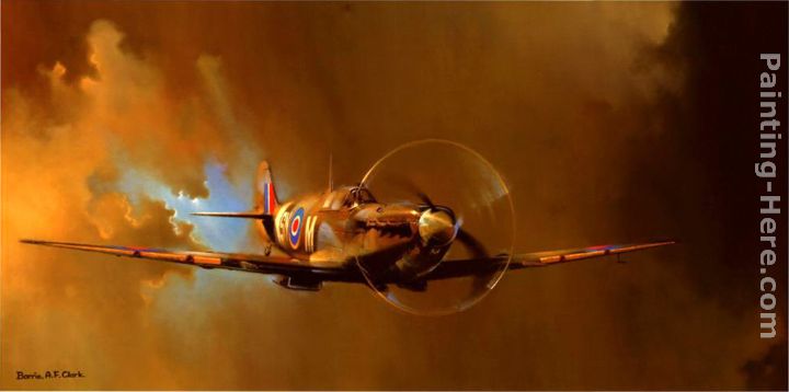 2011 Spitfire by Barrie Clark painting anysize 50% off