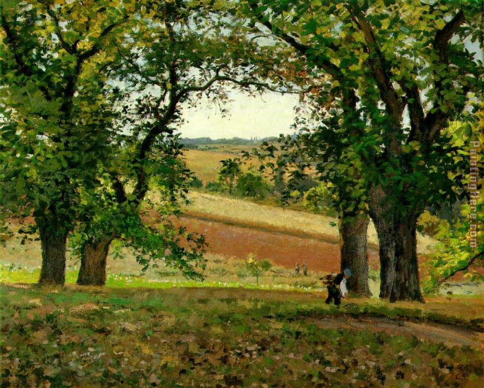 Camille Pissarro The Chestnut Trees at Osny painting anysize 50% off