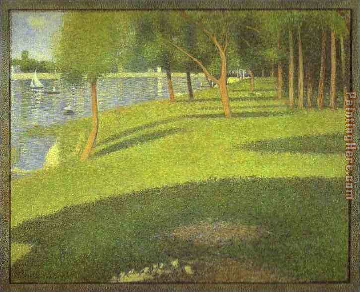 Georges Seurat The Island of La Grande Jatte painting anysize 50% off